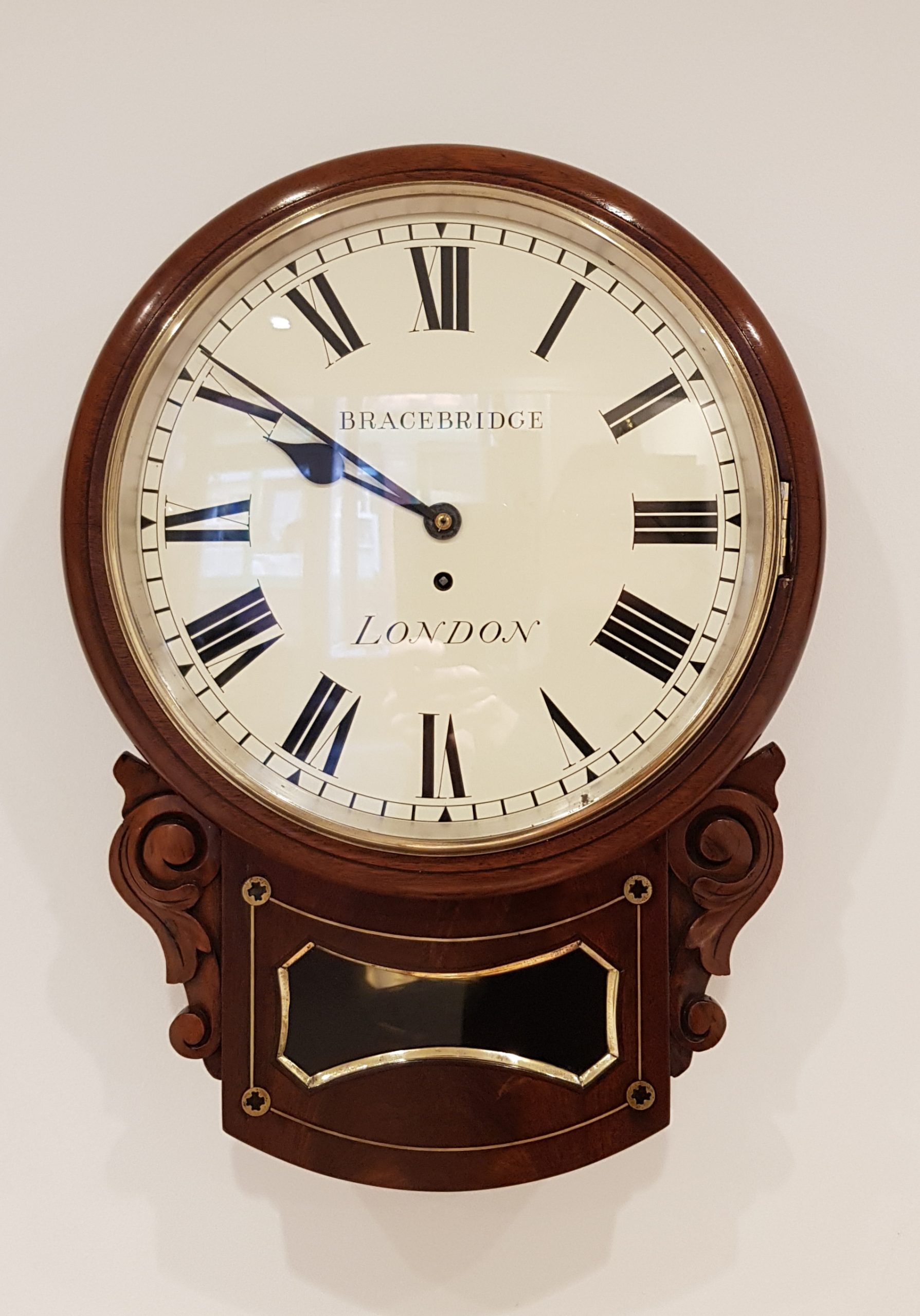 Fusee Drop Dial Wall Clock